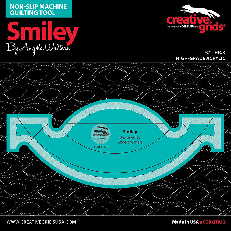 Creative Grids Machine Quilting Tool - Smiley