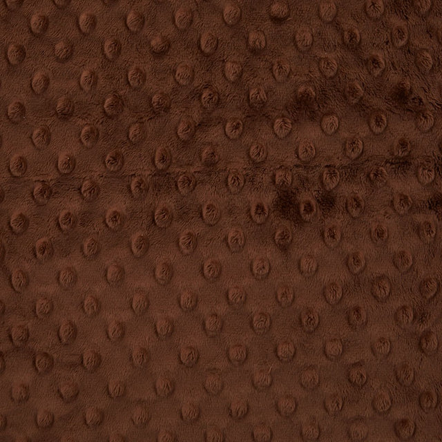 Cuddle® Embossed Dimple - Brown 60" Minky Yardage
