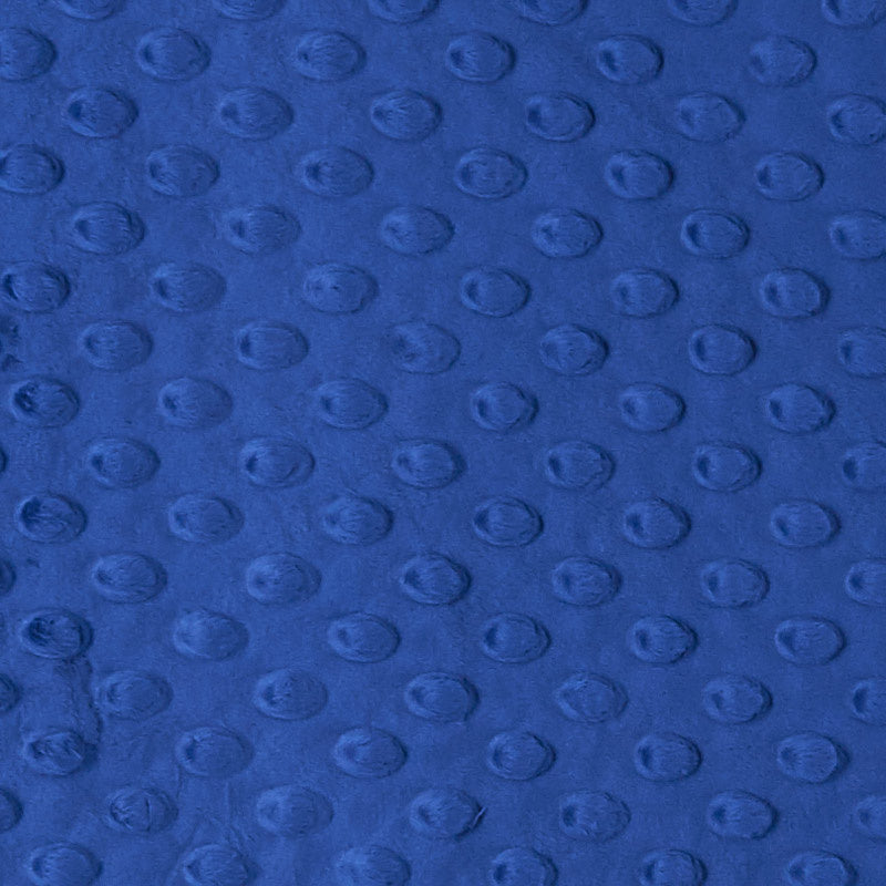 Cuddle® Embossed Dimple - Royal Blue 60" Minky Yardage