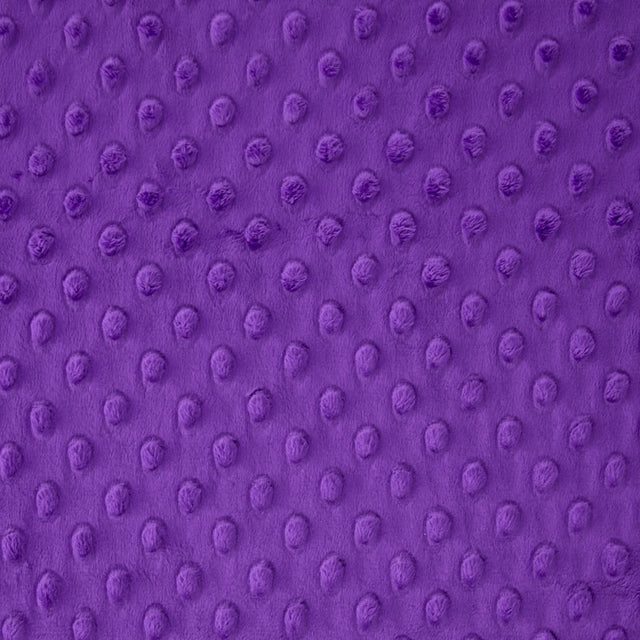 Cuddle® Embossed Dimple - Purple 60" Minky Yardage