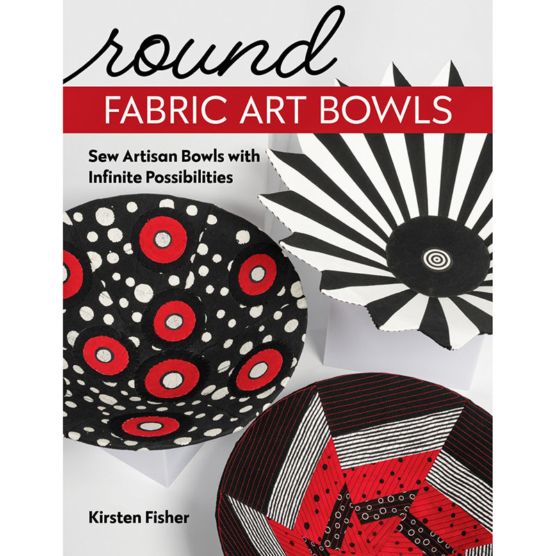 Round Fabric Art Bowls Book
