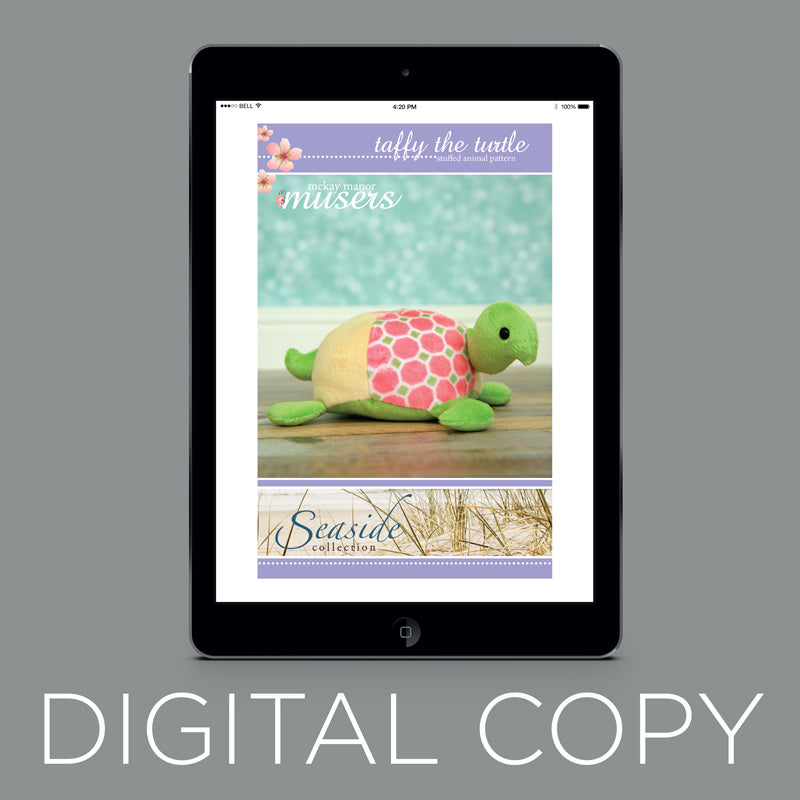 Digital Download - Taffy the Turtle Stuffed Animal Pattern