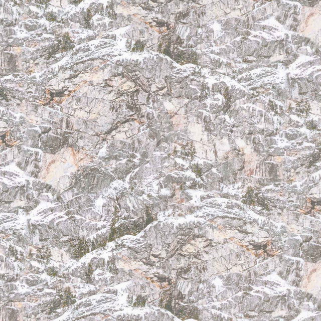 Naturescapes - Winter Gathering Rocks Light Brown Yardage