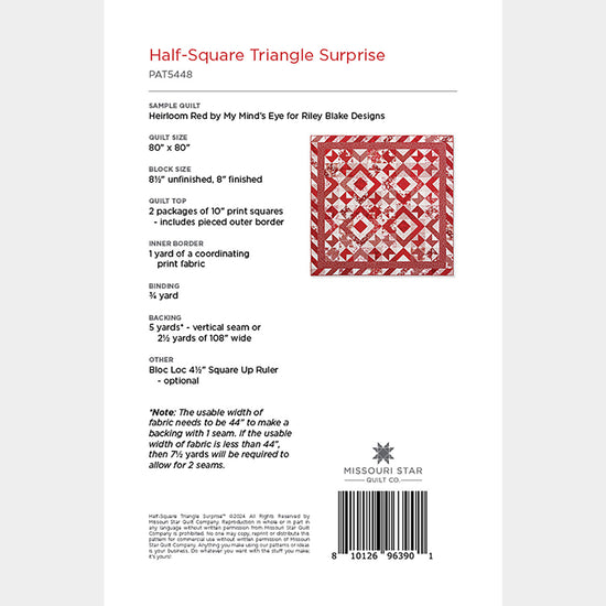 Half-Square Triangle Surprise Quilt Pattern by Missouri Star