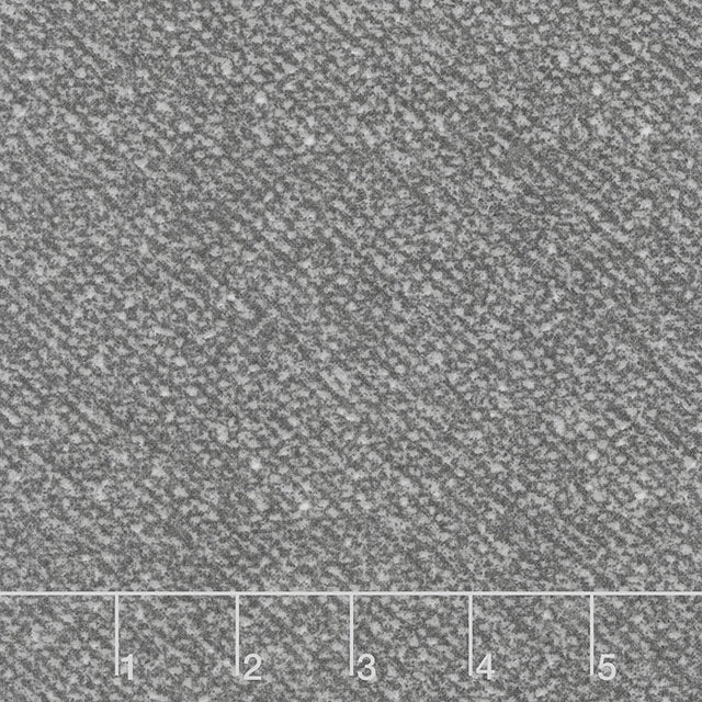 Woolies II Flannel - Nubby Tweed Grey Yardage