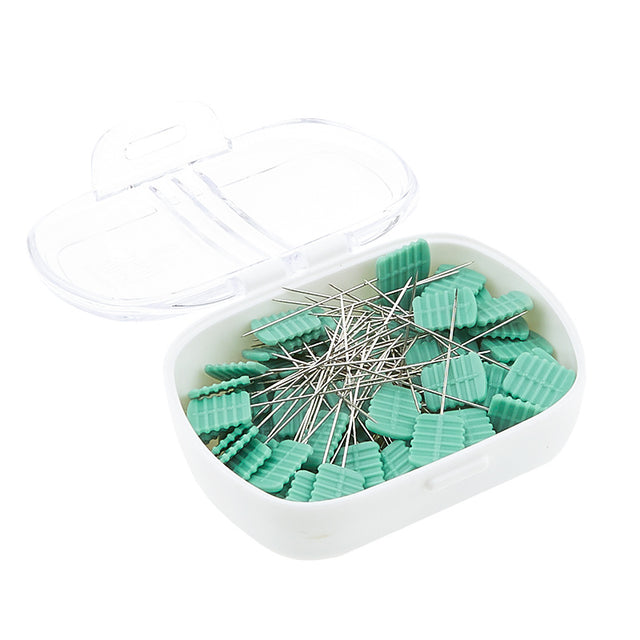 Magic Pins™ Flathead Patchwork Extra Long Fine Pins - 100 count