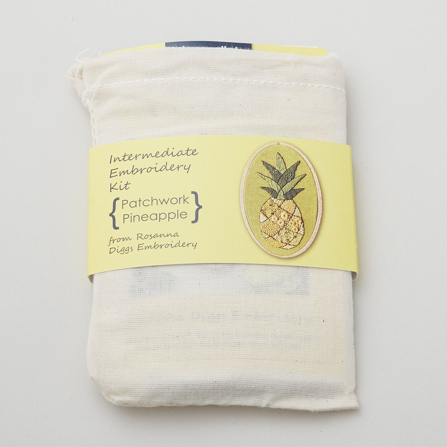 Patchwork Pineapple Embroidery Kit