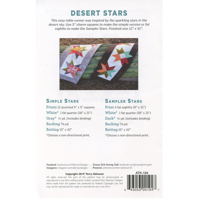 Desert Stars Pattern