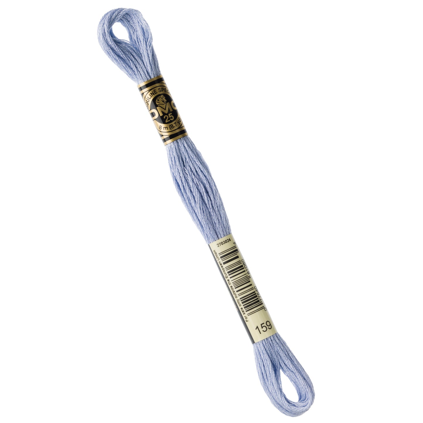 DMC Embroidery Floss - 159 Light Gray Blue