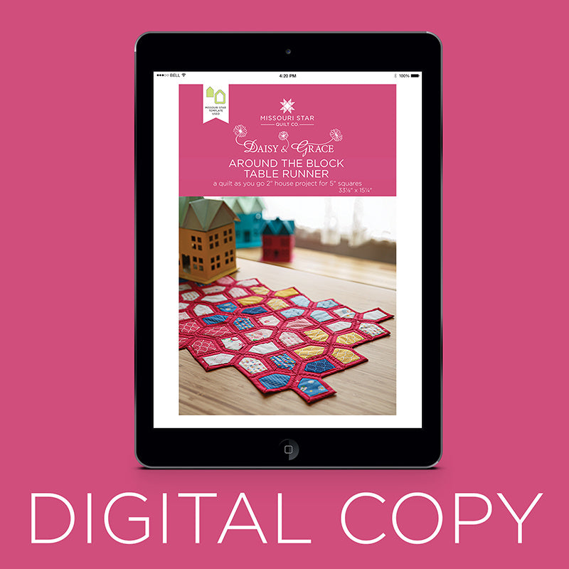 Digital Download - Around the Block Table Runner Pattern by Missouri S