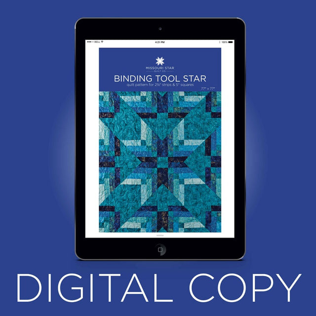 Digital Download - Binding Tool Star Quilt Pattern by Missouri Star