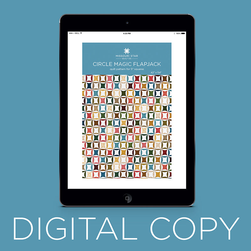 Digital Download - Circle Magic Flapjack Quilt Pattern by Missouri Sta