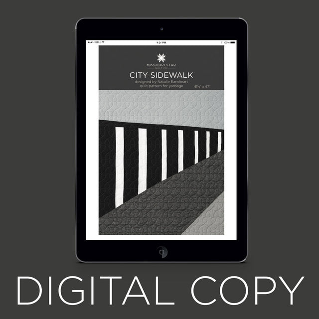 Digital Download - City Sidewalk Quilt Pattern by Missouri Star