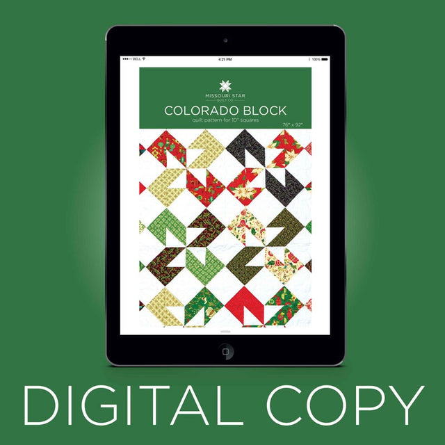 Digital Download - Colorado Block Quilt Pattern by Missouri Star