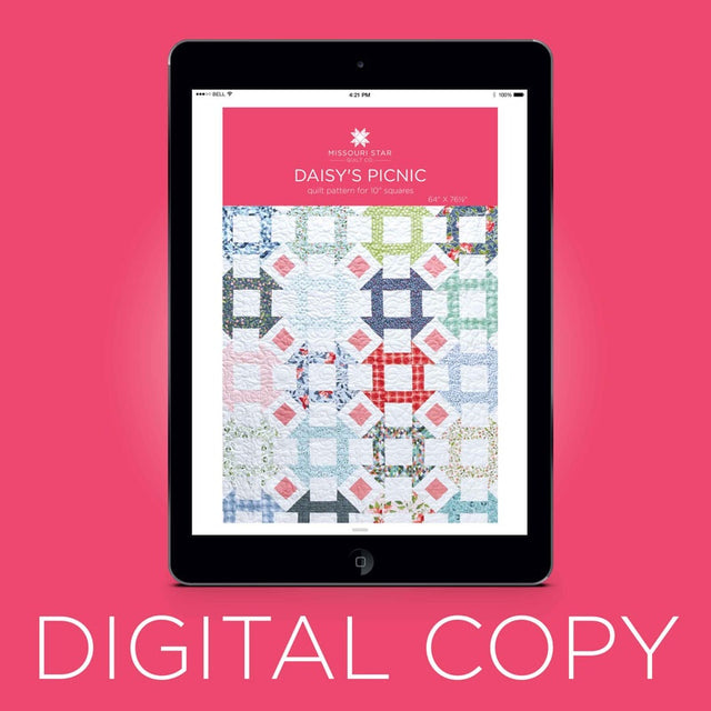 Digital Download - Daisy's Picnic Quilt Pattern by Missouri Star