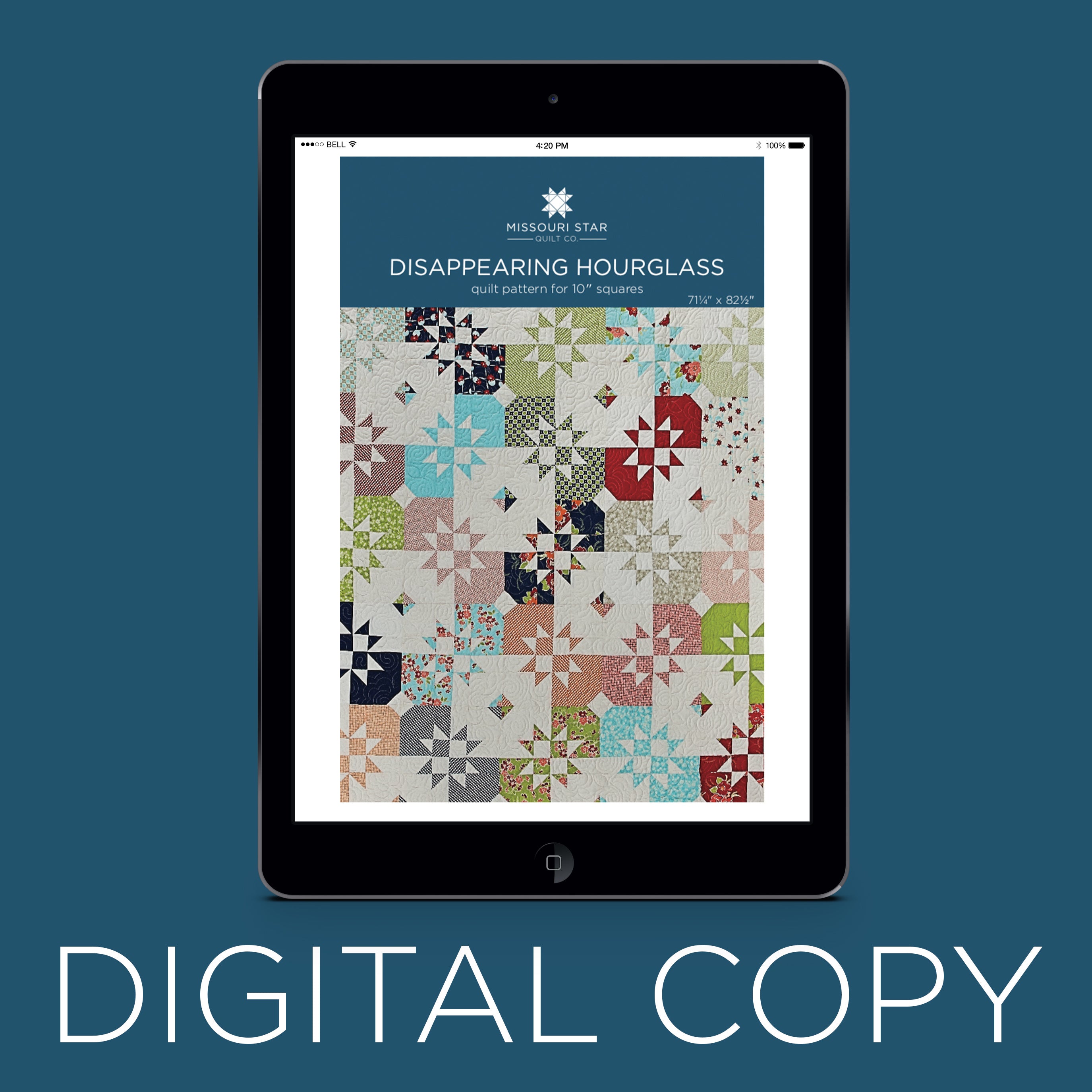 Digital Download - Disappearing Hourglass Quilt Pattern by Missouri St