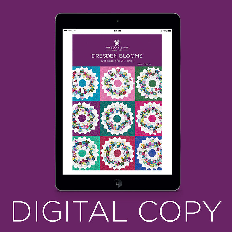Digital Download - Dresden Blooms Quilt Pattern by Missouri Star