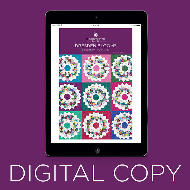 Digital Download - Dresden Blooms Quilt Pattern by Missouri Star