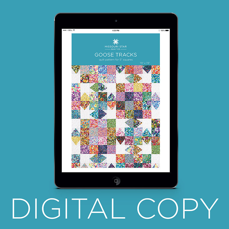 Digital Download - Goose Tracks Quilt Pattern by Missouri Star