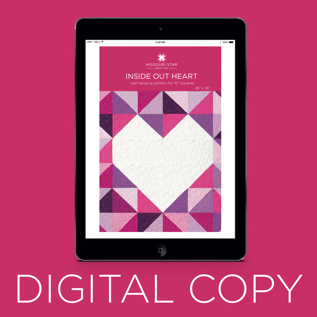 Digital Download - Inside Out Heart Wall Hanging Pattern by Missouri S