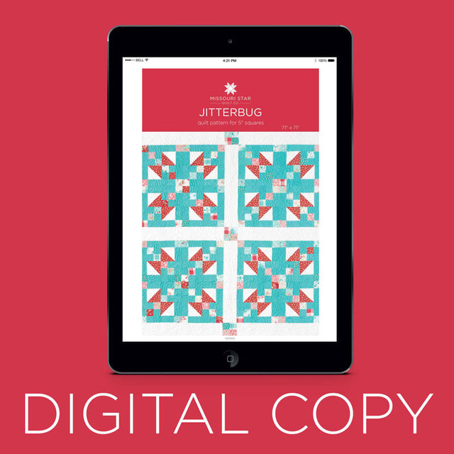 Digital Download - Jitterbug Quilt Pattern by Missouri Star