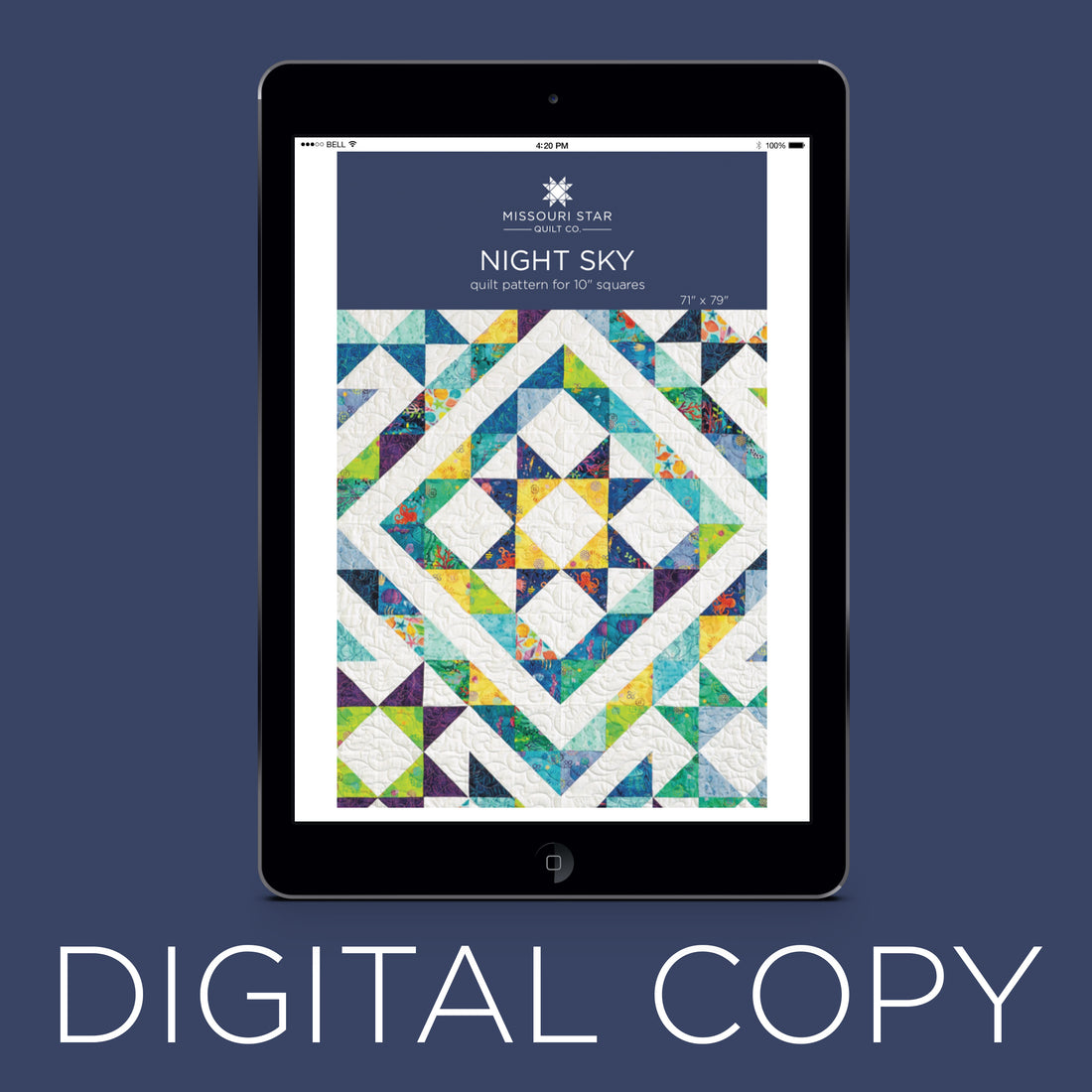 Digital Download - Night Sky Quilt Pattern by Missouri Star