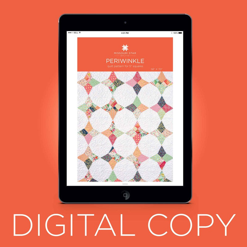 Digital Download - Periwinkle Quilt Pattern by Missouri Star