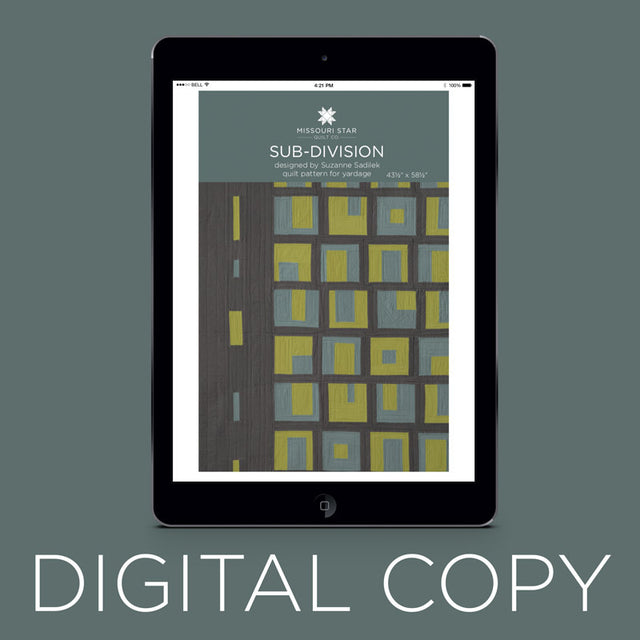 Digital Download - Sub-Division Quilt Pattern by Missouri Star