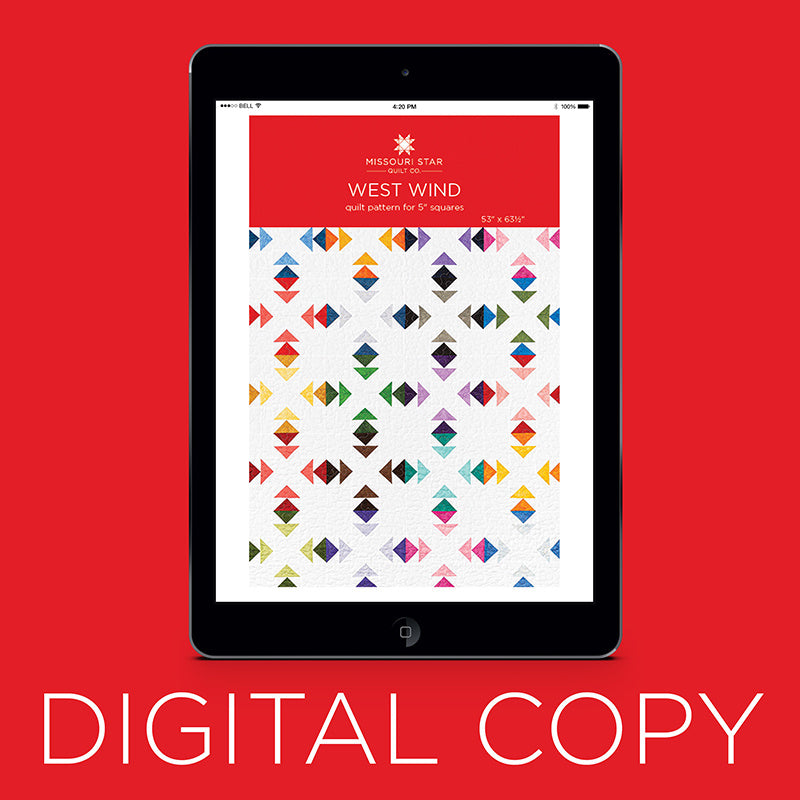 Digital Download - West Wind Quilt Pattern by Missouri Star