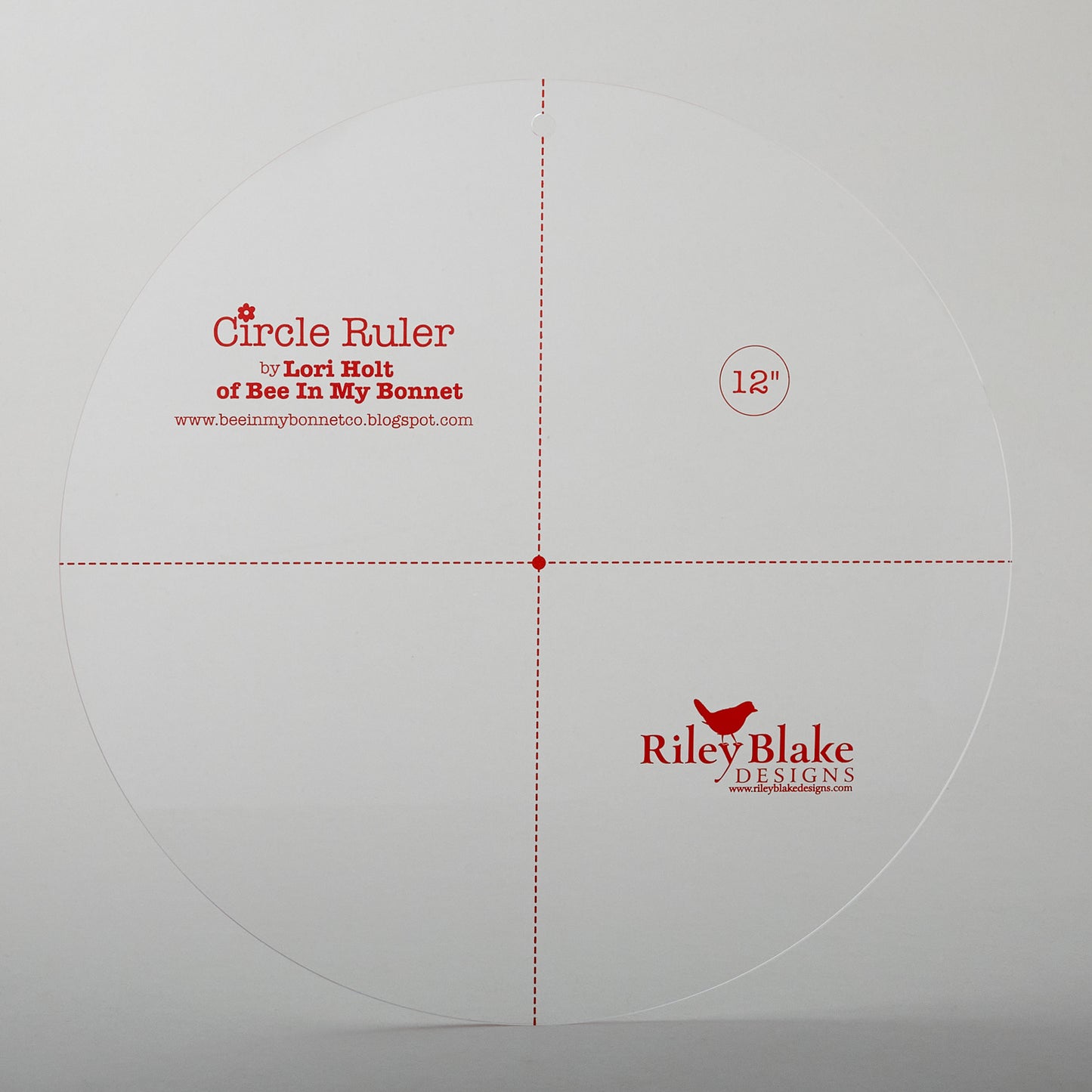 Lori Holt Circle Ruler - 12"