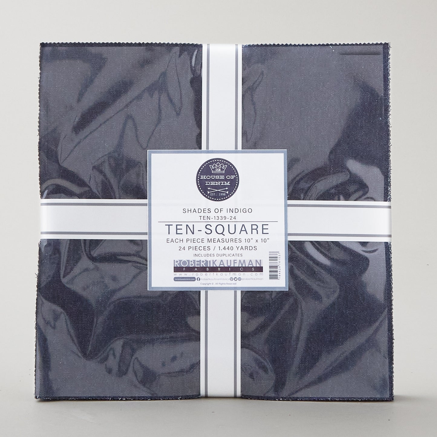 Denim - Indigo Washed Ten Squares 24 ply