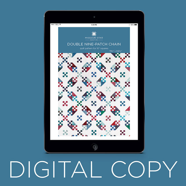 Digital Download - Double Nine-Patch Chain Quilt Pattern by Missouri S