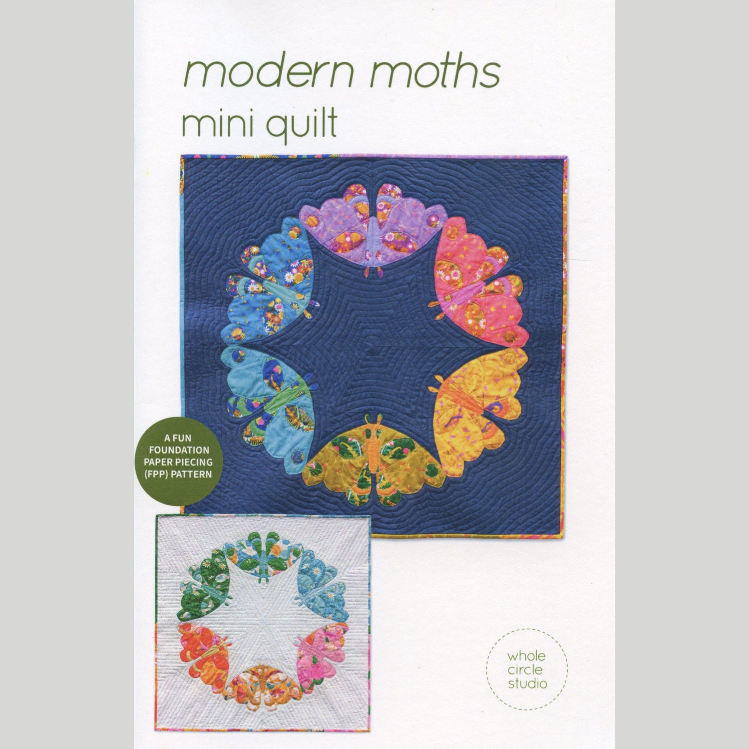 Modern Moths Quilt Pattern