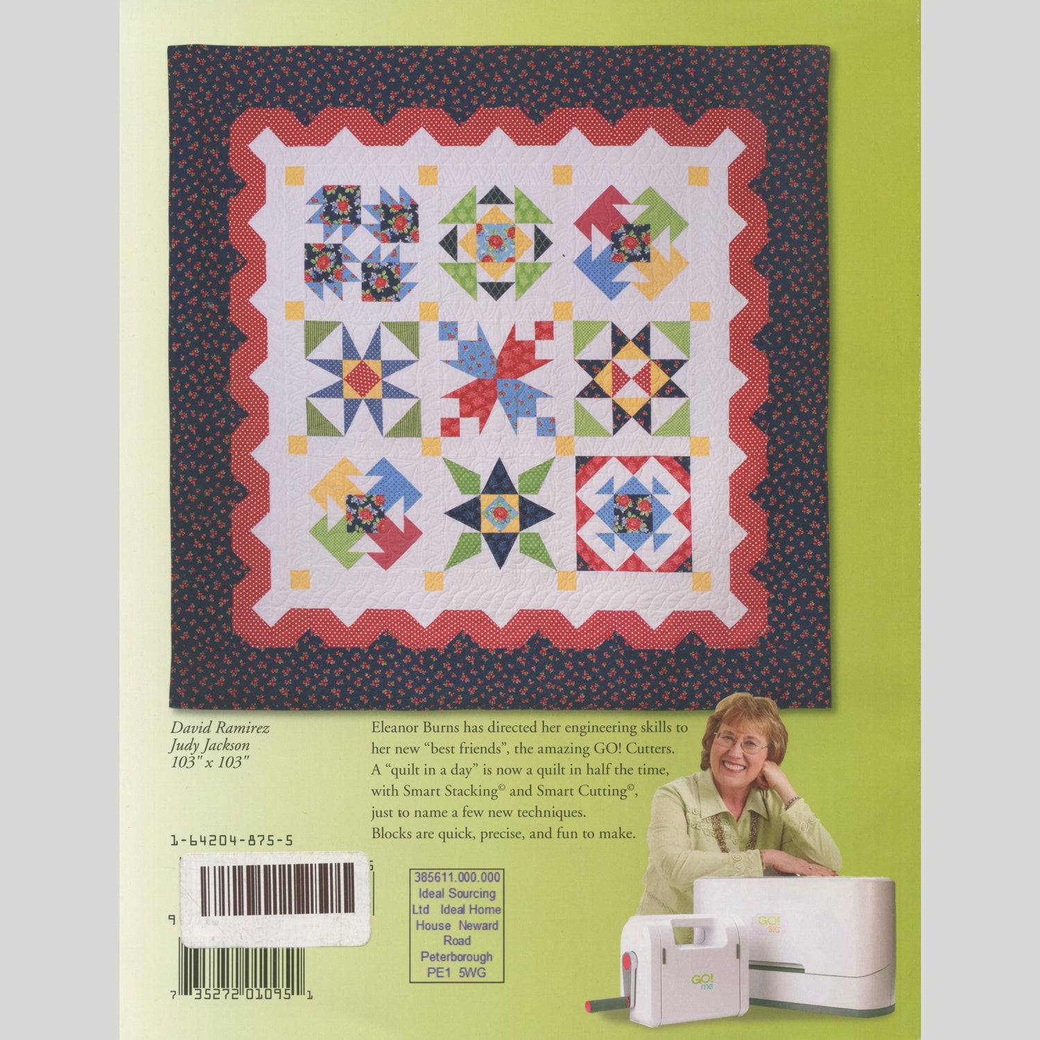 Accuquilt GO! Outside the Box by Eleanor Burns Book