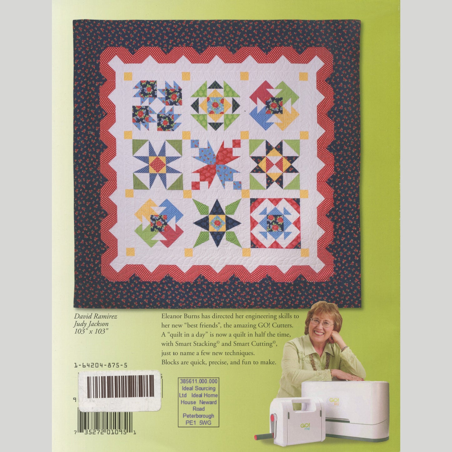 Accuquilt GO! Outside the Box by Eleanor Burns Book
