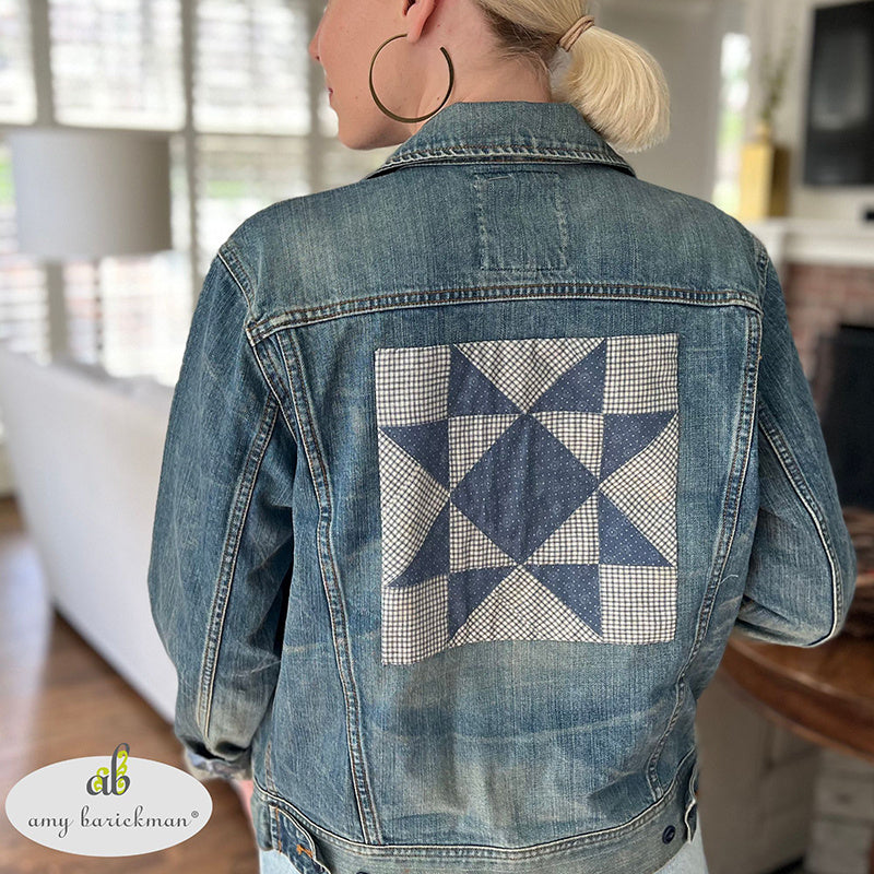 Treasured Threadz™ Missouri Star Blue Quilt Block Panel
