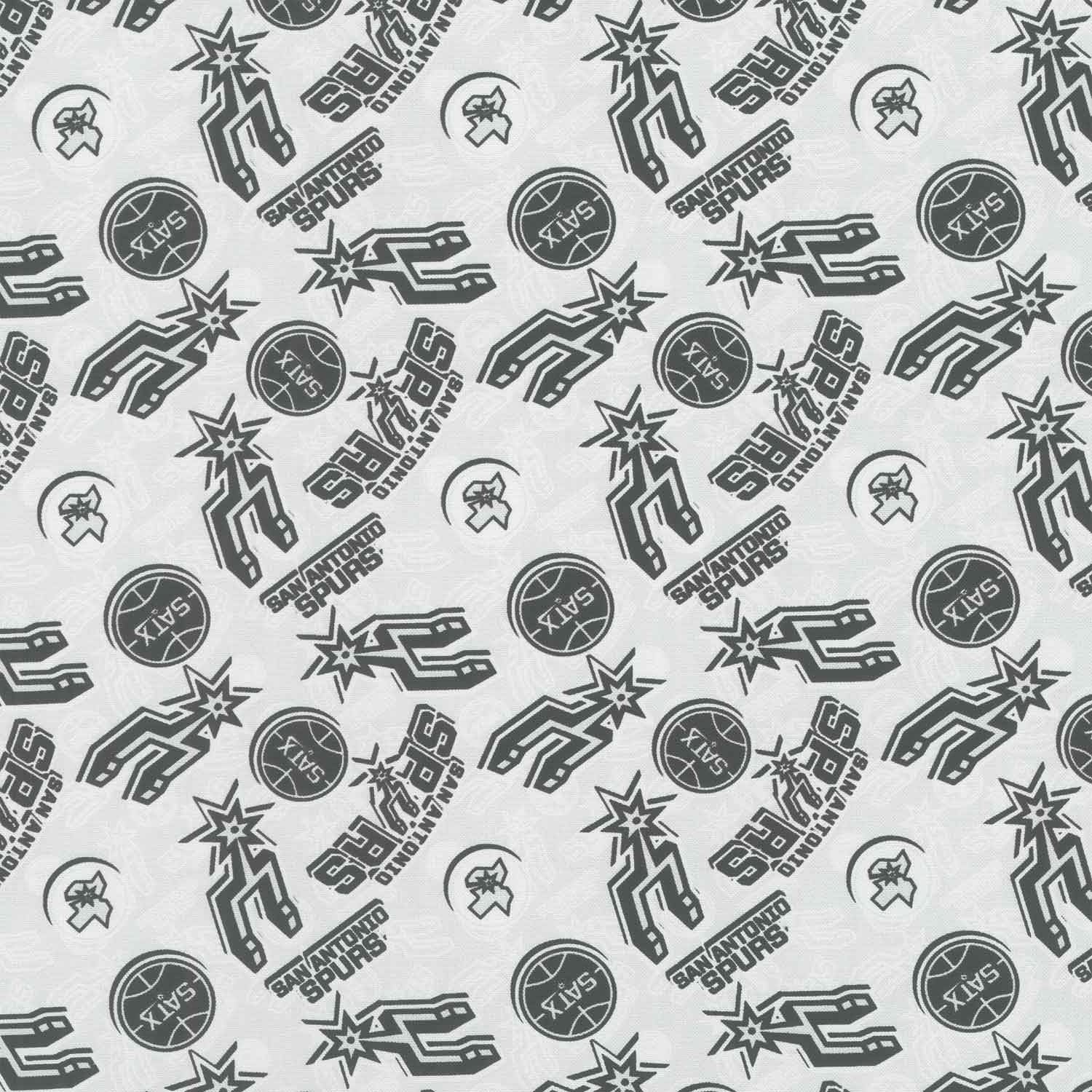 NBA - San Antonio Spurs Sticker Toss Multi Yardage