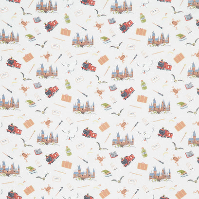 Wizarding World - Hogwarts Icons Gray Yardage