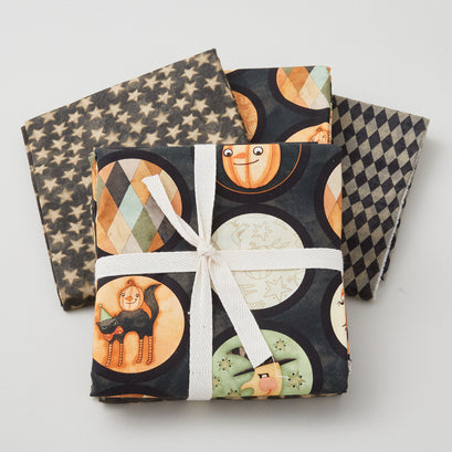 Halloween Whimsy Black Favorites - 3 Piece One Yard Bundle