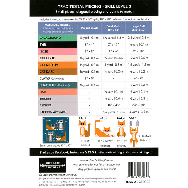 Cat Scratch Quilt Pattern