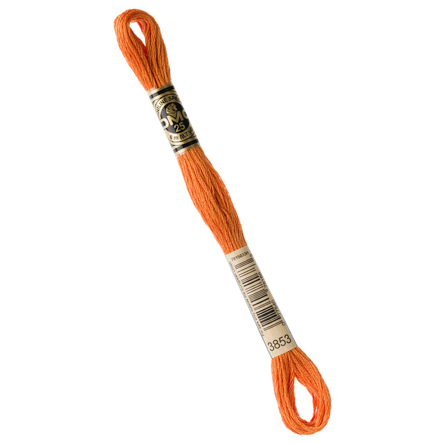 DMC Embroidery Floss - 3853 Dark Autumn Gold