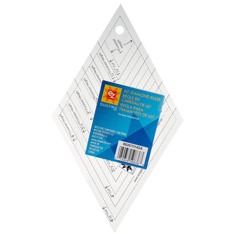 EZ Quilting 60º Diamond Ruler