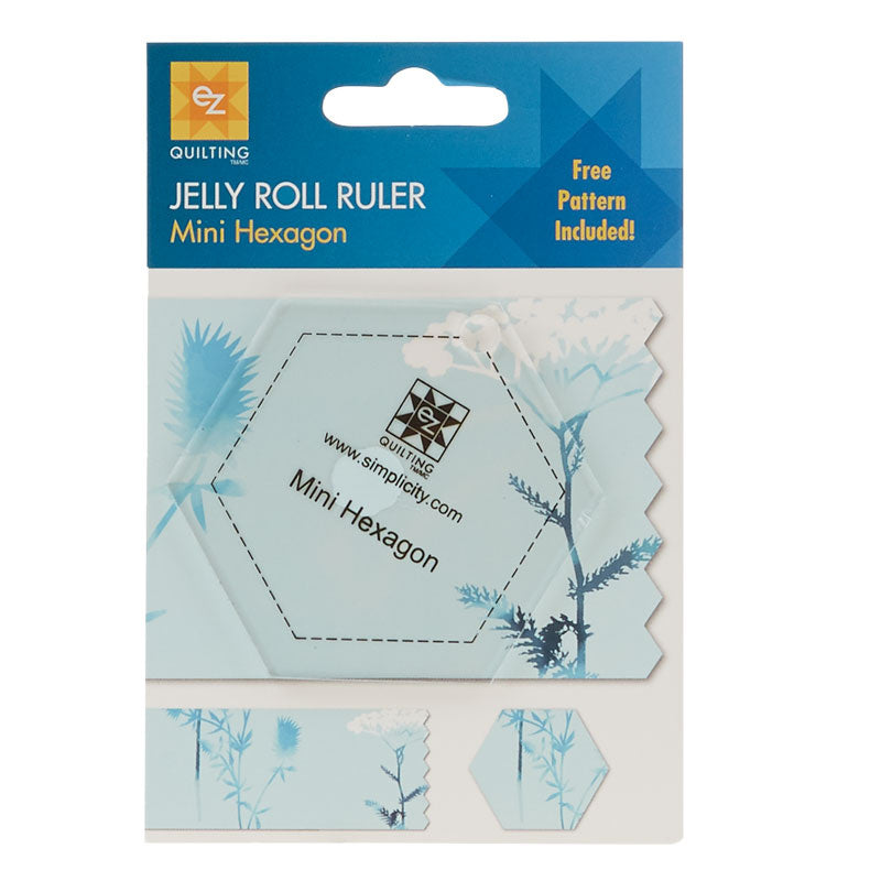 EZ Quilting Jelly Roll Ruler - Mini Hexagon