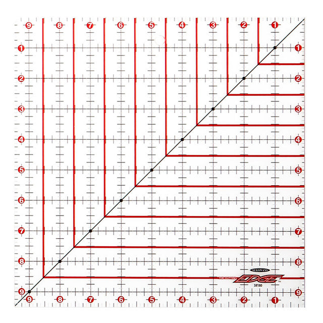 Cutting Edge Sharpening Edge Ruler 9.5"x 9.5"