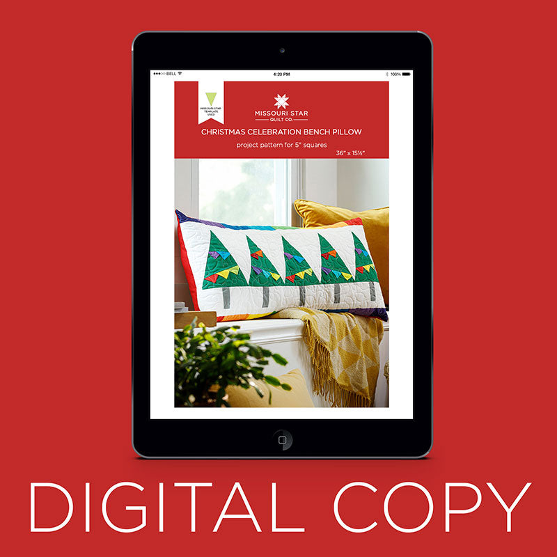 Digital Download - Christmas Celebration Bench Pillow Pattern by Misso
