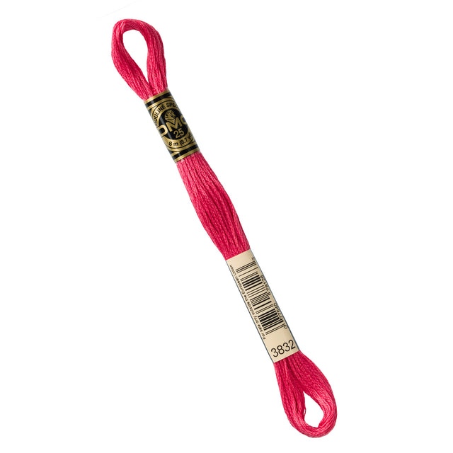 DMC Embroidery Floss - 3832 Medium Raspberry