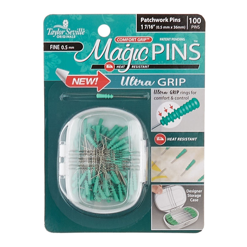 Magic Pins™ Ultra Grip Patchwork Fine - 100 count