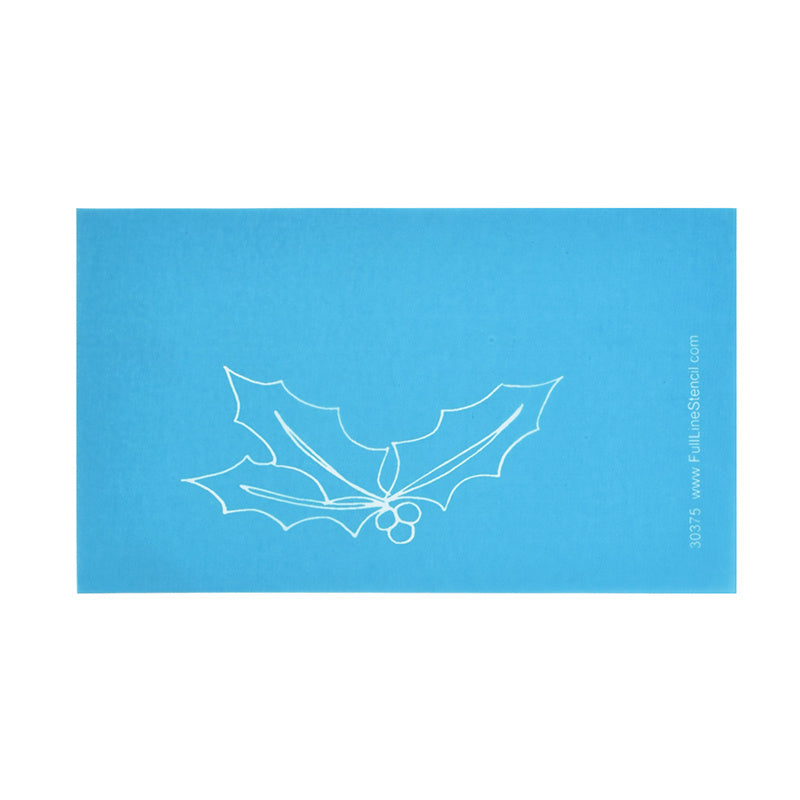 Full Line Stencil - Holly Sprig
