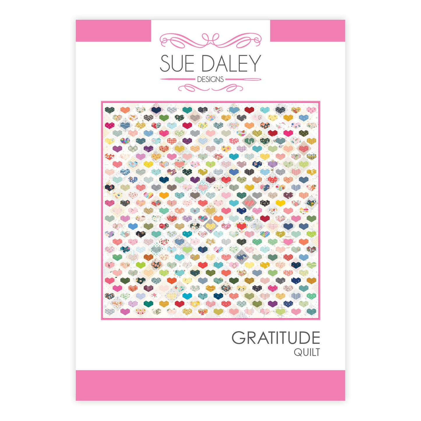 Sue Daley Gratitude Quilt Pattern with Template and Papers