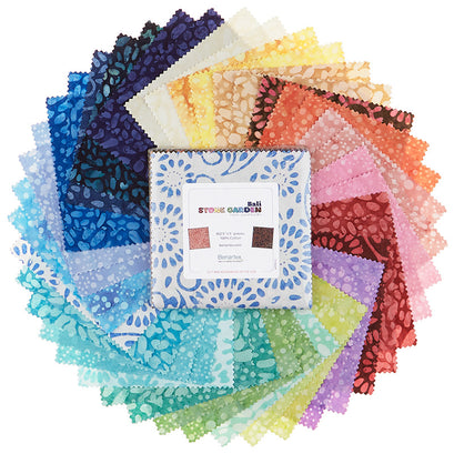 Bali Batiks Stone Garden Favorites Charm Pack